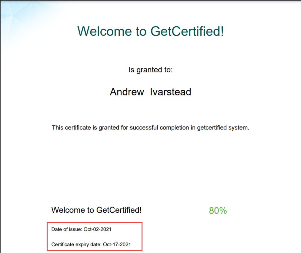 How To Define The Certificate Validity Period YouTestMe