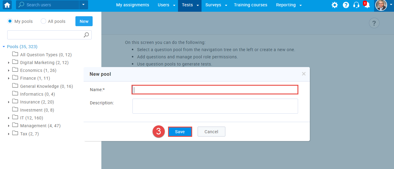 How to create matrix questions | YouTestMe