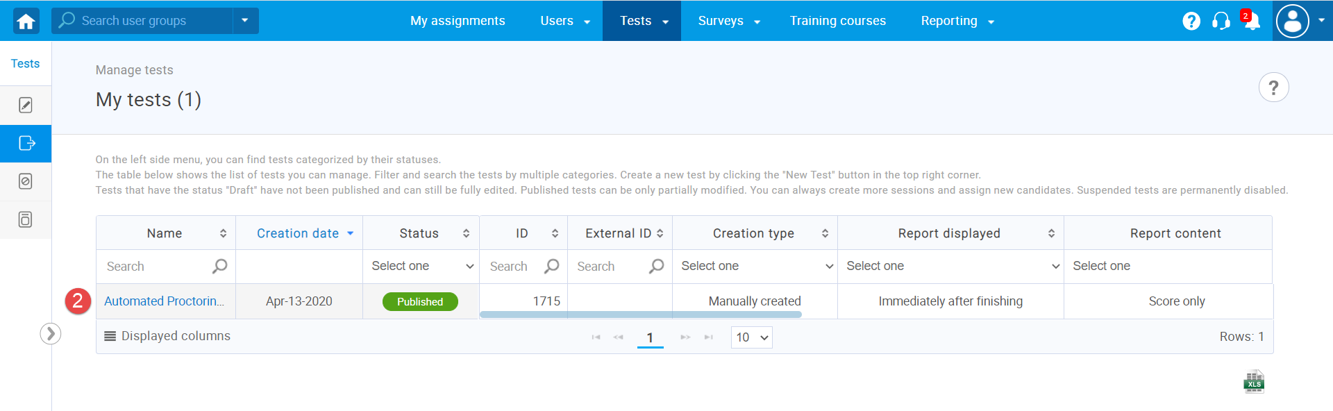 How to filter unreviewed proctoring reports | YouTestMe
