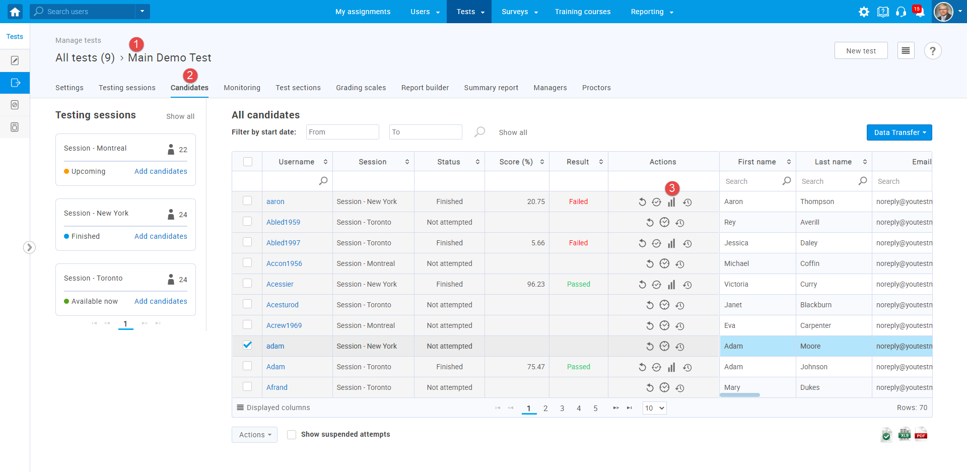 How to add question feedback when grading a test | YouTestMe