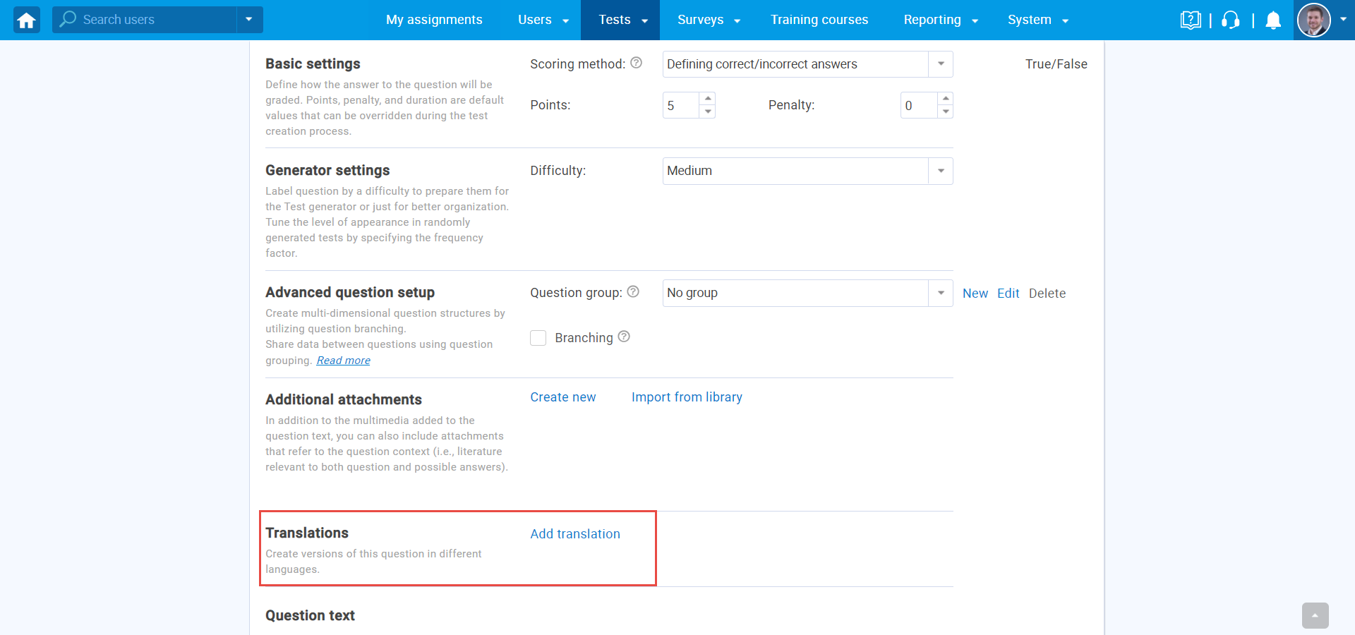 How to use multilingual interface | YouTestMe