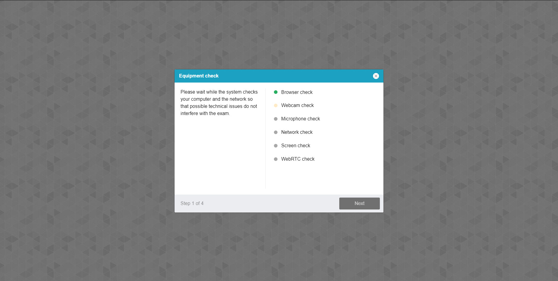 How to perform the equipment check without test-taking | YouTestMe