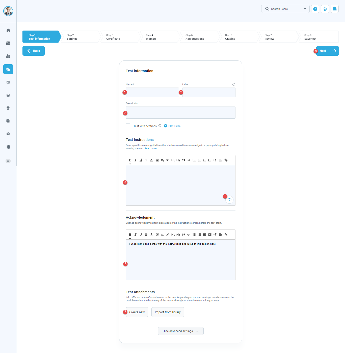 How to create a test and schedule a testing session | YouTestMe